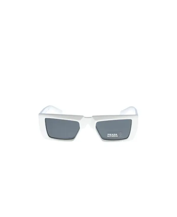 Prada Rectangular Frame Sunglasses - Gray