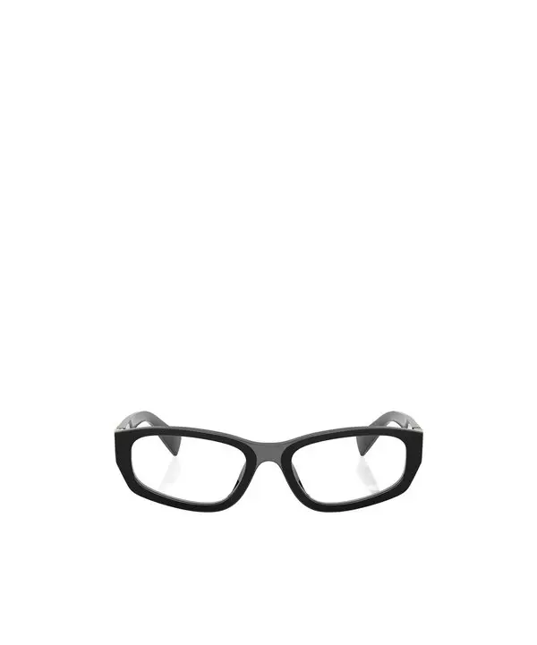 Miu Miu Geometric Frame Eyeglasses - Black