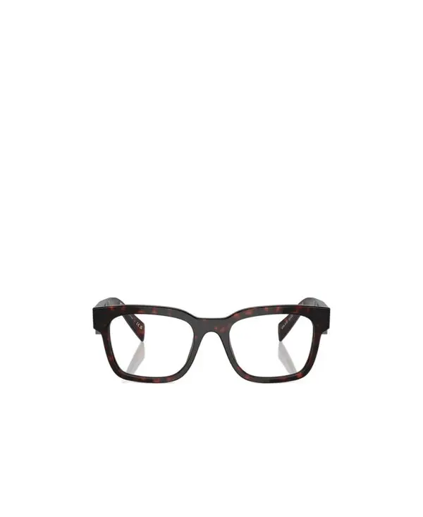 Prada Square Frame Eyeglasses - Black