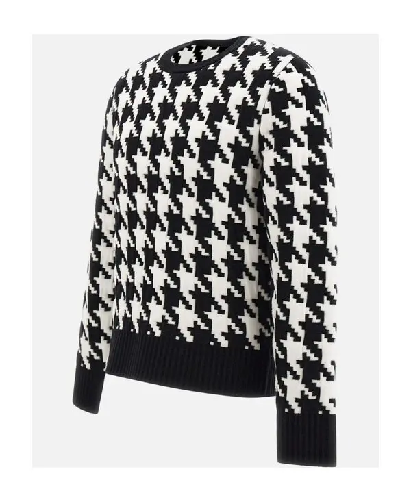 Thom Browne Houndstooth Jacquard Pullover