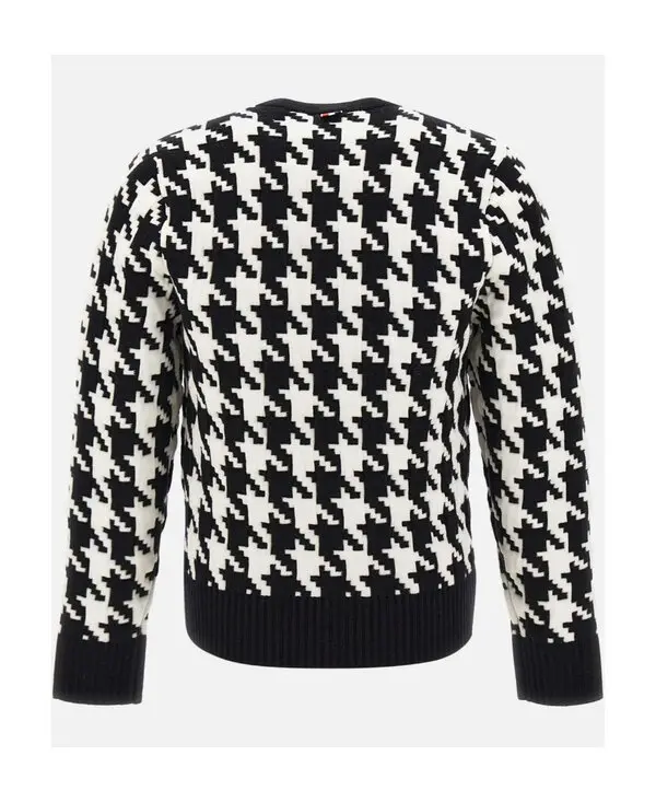 Thom Browne Houndstooth Jacquard Pullover