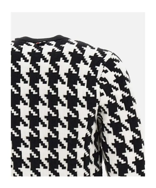 Thom Browne Houndstooth Jacquard Pullover