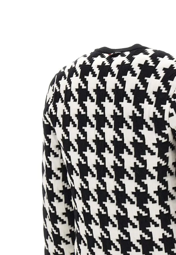 Thom Browne Houndstooth Jacquard Pullover