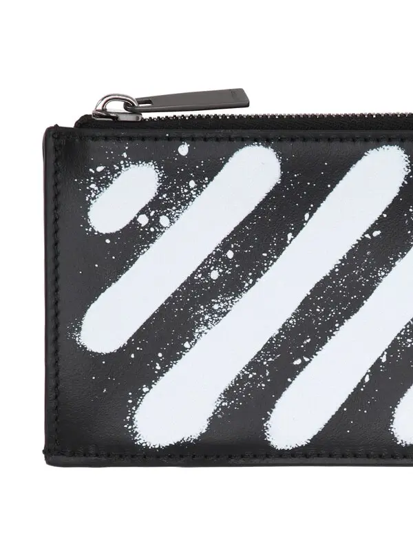 Off-White Logo Printed Zip-up Wallet