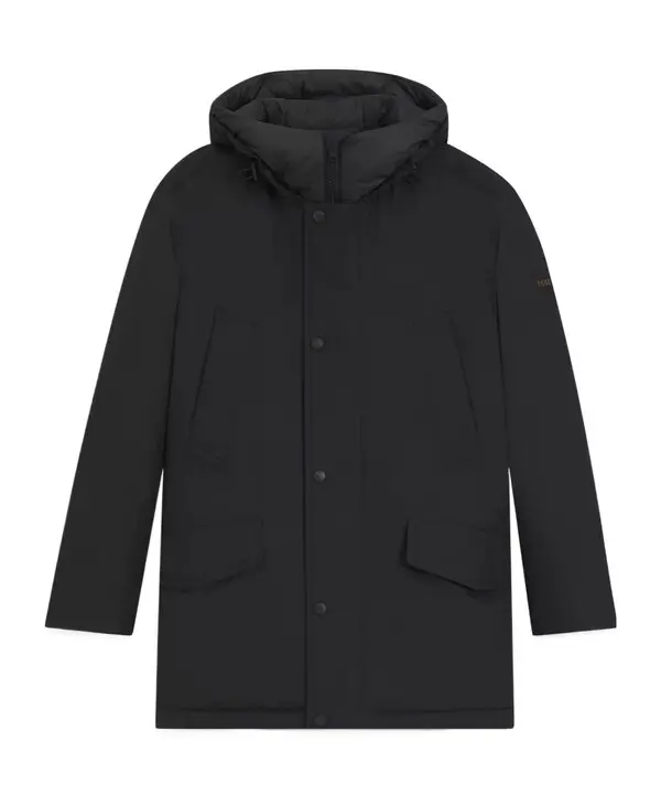 Hugo Boss Logo Patch Hooded Jacket
