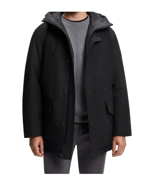 Hugo Boss Logo Patch Hooded Jacket