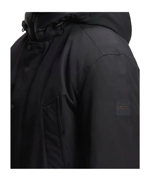 Hugo Boss Logo Patch Hooded Jacket