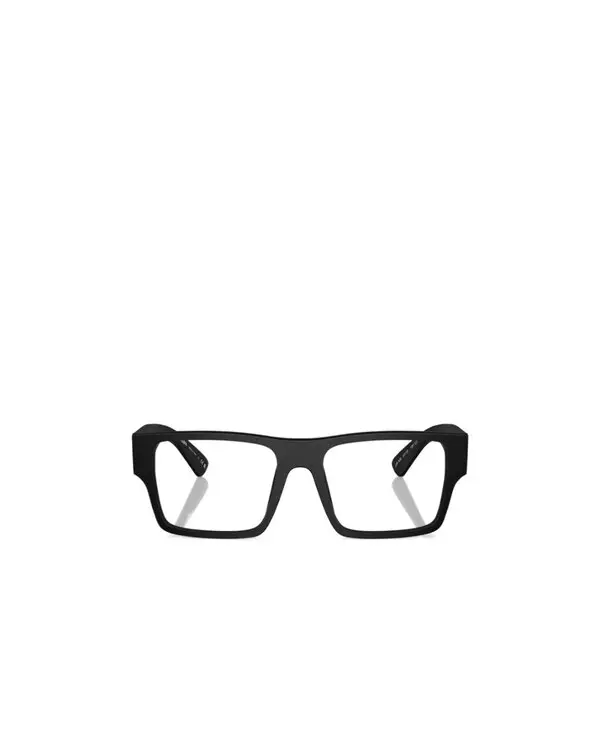 Prada Rectangular Frame Glasses - Black