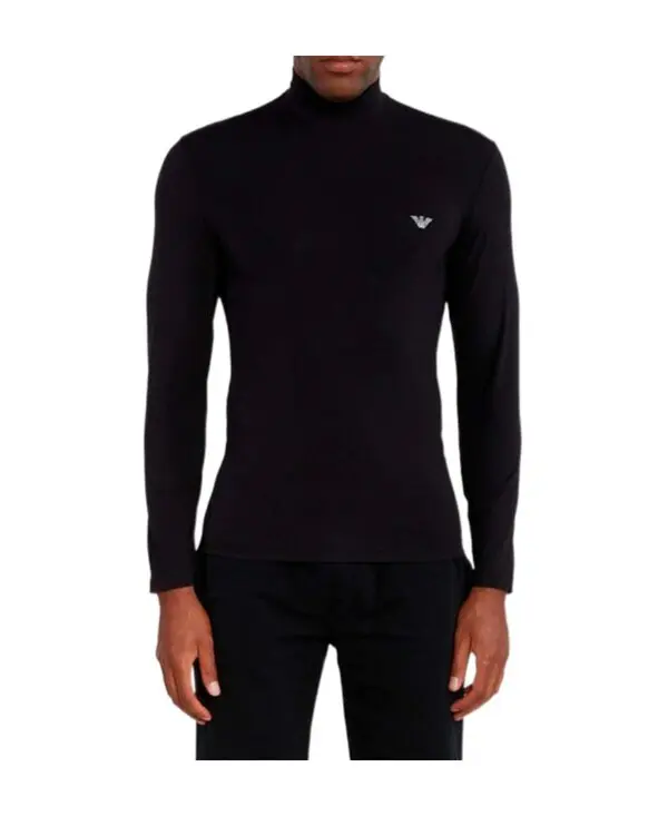Emporio Armani High-necked Long-sleeved T-shirt