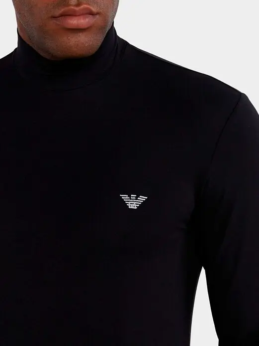 Emporio Armani High-necked Long-sleeved T-shirt