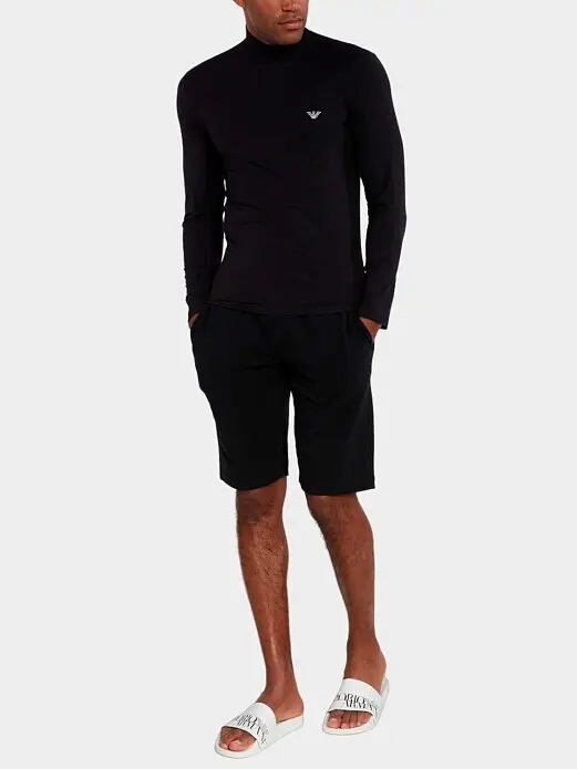 Emporio Armani High-necked Long-sleeved T-shirt