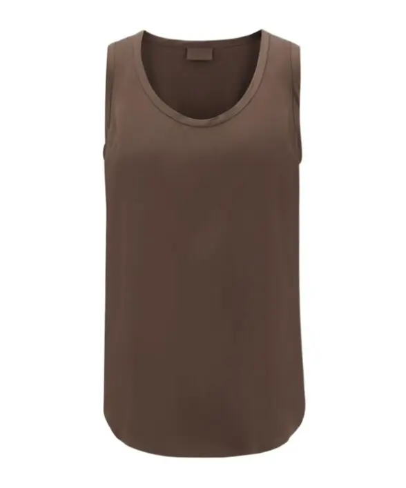 Brunello Cucinelli Sleeveless Crew Neck Tank Top