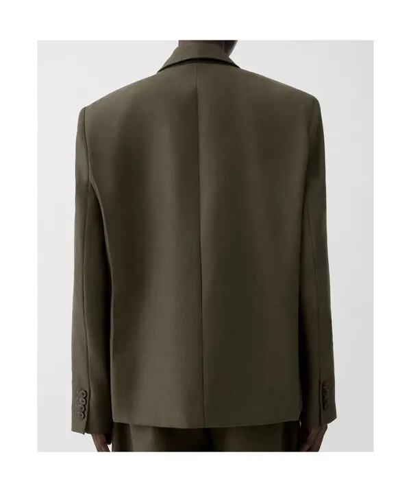 Jacquemus The Carrée Jacket With Notched Lapel And Embroidered Patch
