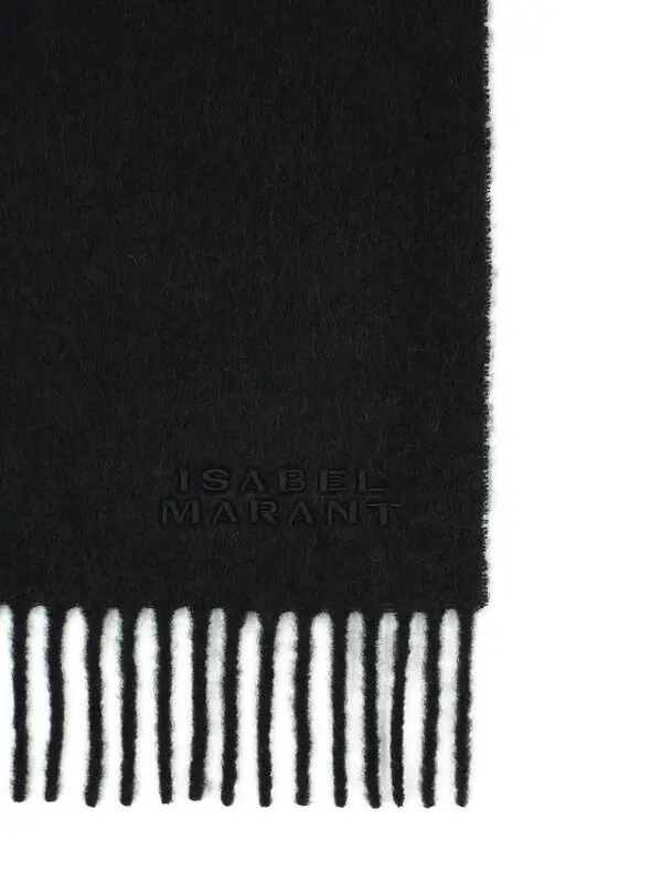 Isabel Marant Étoile Firny Fringed Scarf - Black