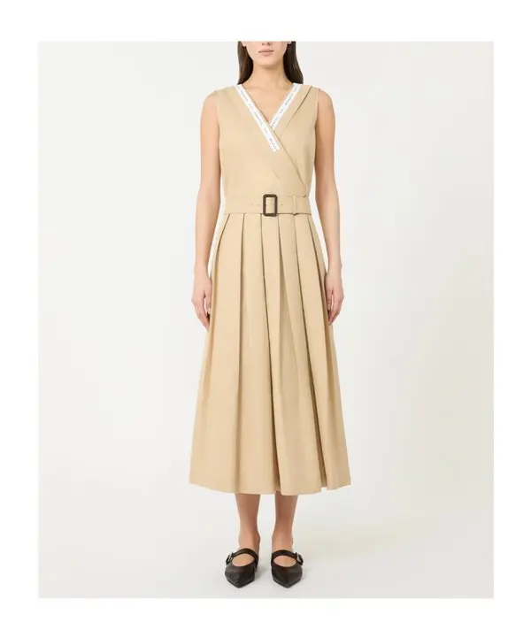 Max Mara Sleeveless Midi Dress