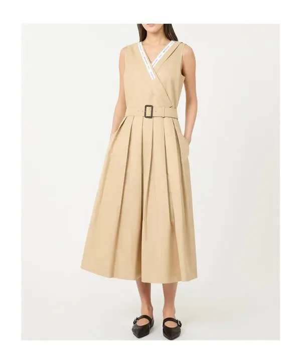 Max Mara Sleeveless Midi Dress