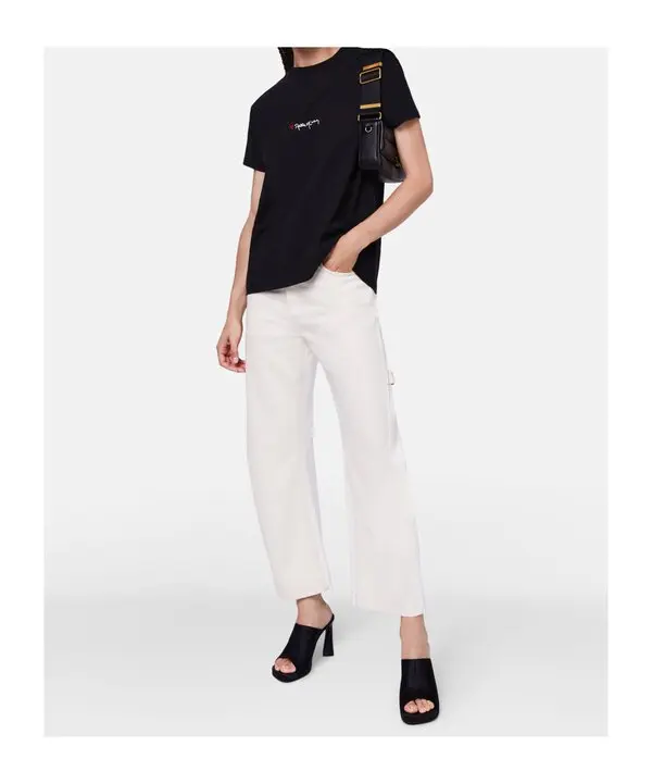 Stella McCartney Logo Embroidered Crewneck T-shirt
