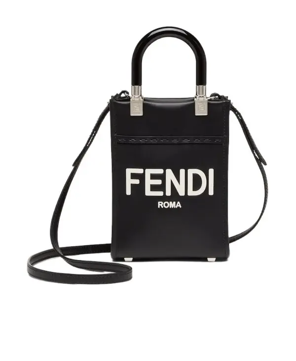 Fendi Sunshine Mini Shopper Tote Bag
