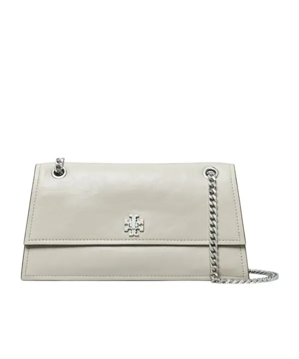 Tory Burch Mini Kira Chain Shoulder Bag - Dove Gray