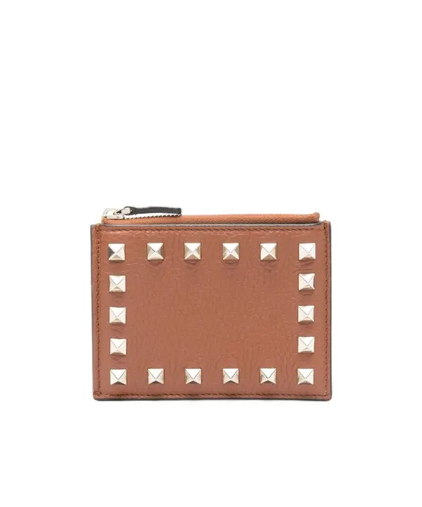 Valentino Garavani Studded Zip Cardholder