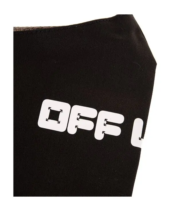 Off-White Logo Printed Face Mask
