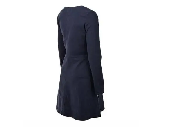 Moschino Long Sleeve Dress With Logo And Heart Appliqu