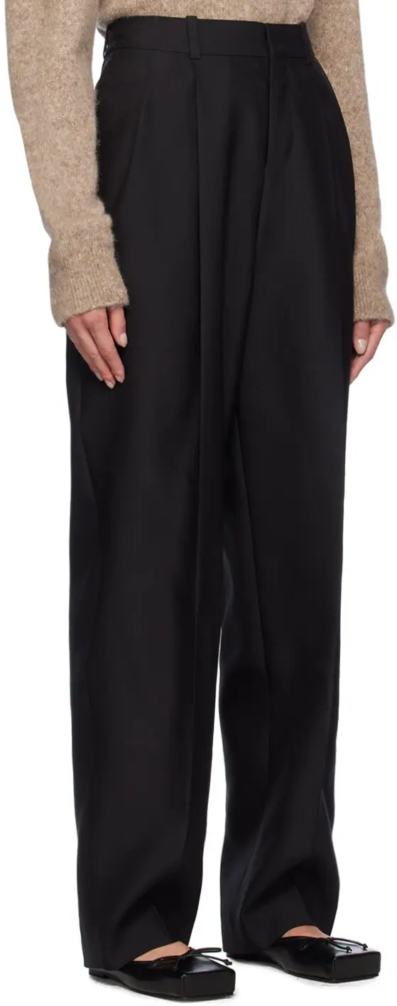 Jacquemus Tapered Trousers With Belt Loops And Pleats