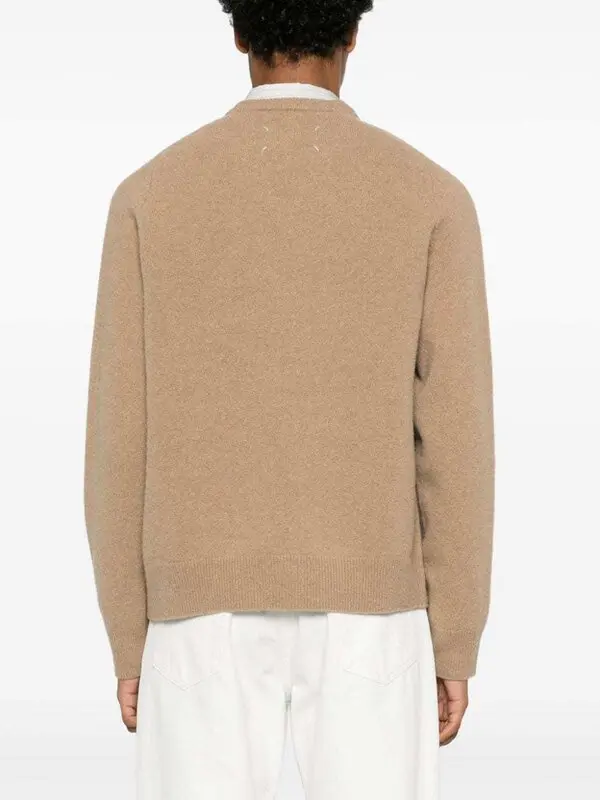 MAISON MARGIELA Four-stitch V-neck Jumper