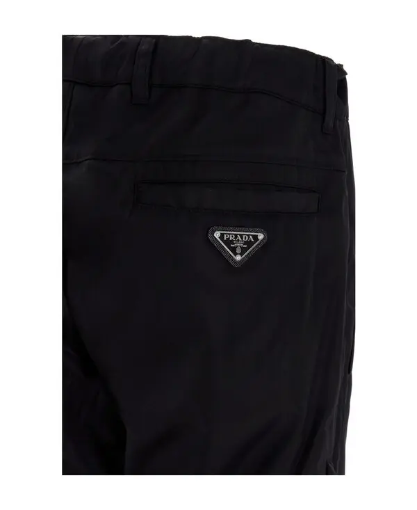 Prada Cropped Baggy Trousers