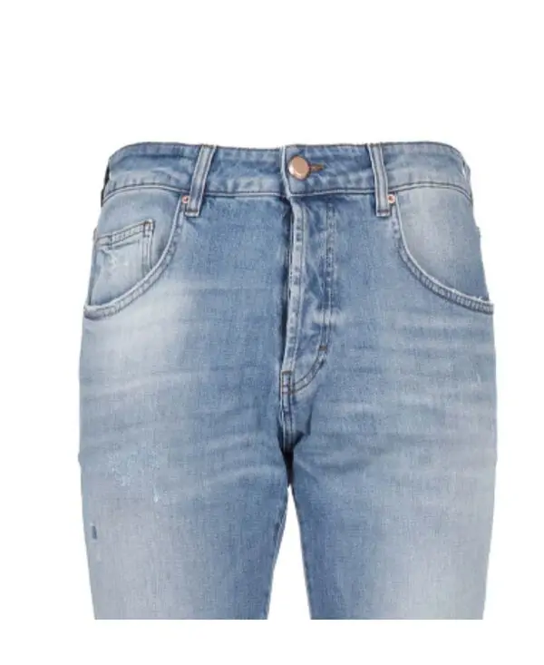 DON THE FULLER Milano Slim-fit Distressed Jeans