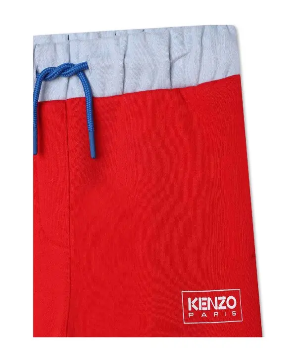 Kenzo Color-block Cotton Blend Track Pants