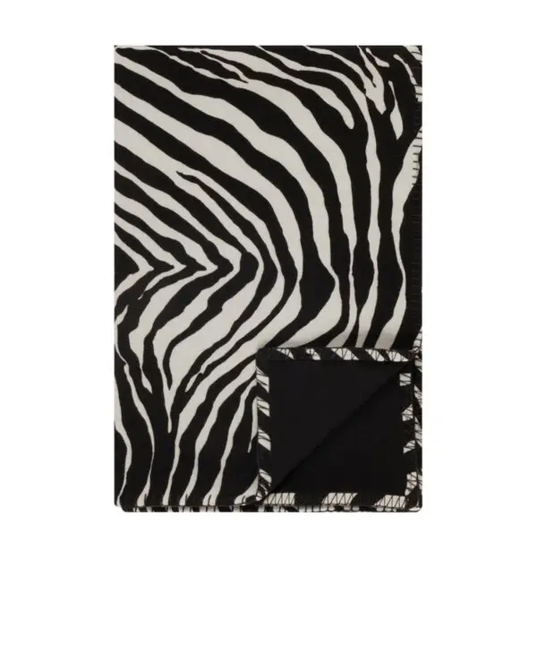 Dolce & Gabbana Dolce Gabbana Zebra Printed Blanket