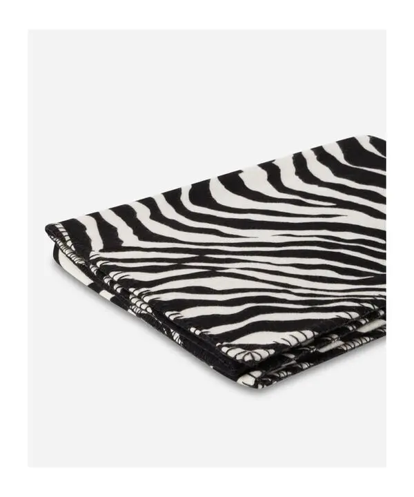 Dolce & Gabbana Dolce Gabbana Zebra Printed Blanket