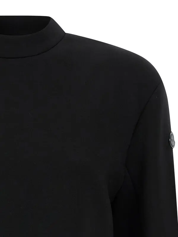 Moncler Crewneck Sweatshirt With Stand-up Collar