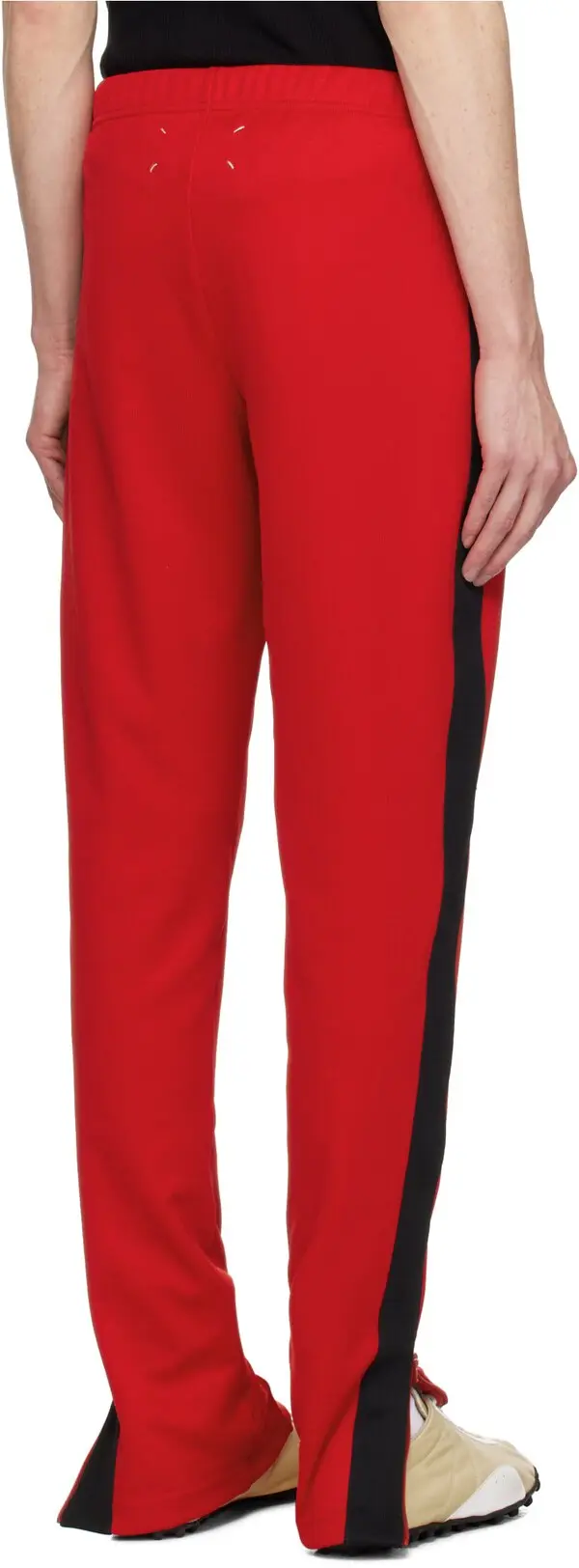 MAISON MARGIELA Side-stripe Slim-cut Track Pants