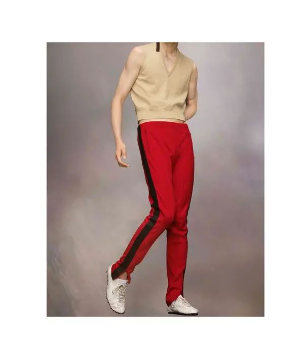MAISON MARGIELA Side-stripe Slim-cut Track Pants