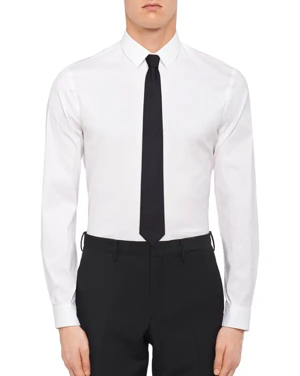 Prada Satin Neck Tie - Black