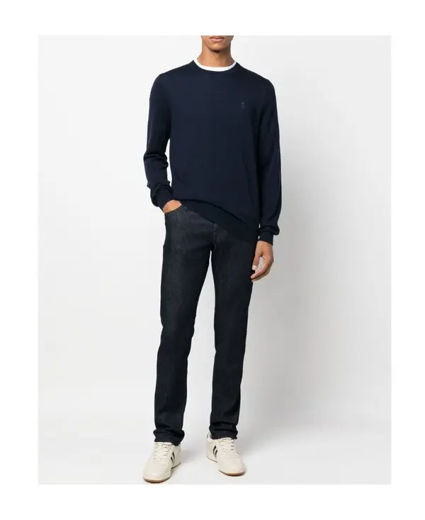 Polo Ralph Lauren Crewneck Jumper With Embroidered Pony - Black
