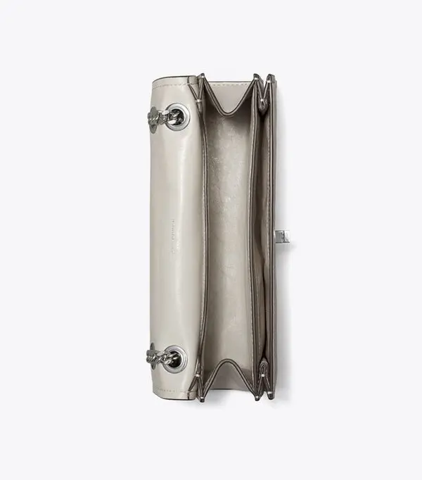Tory Burch Kira Turnlock Shoulder Bag - Dove-grey