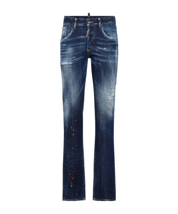 Dsquared2 Distressed Skinny Jeans - Blue