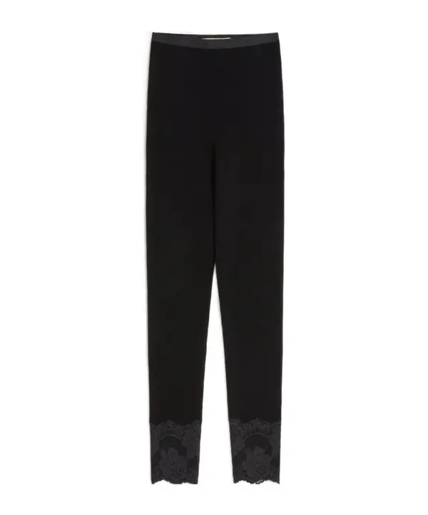 Valentino Garavani Logo Waistband Fitted Leggings