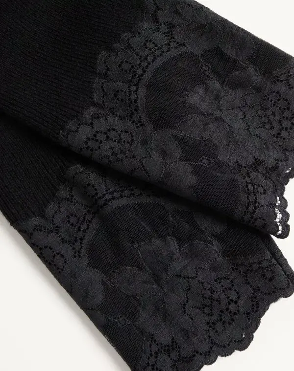 Valentino Garavani Logo Waistband Fitted Leggings
