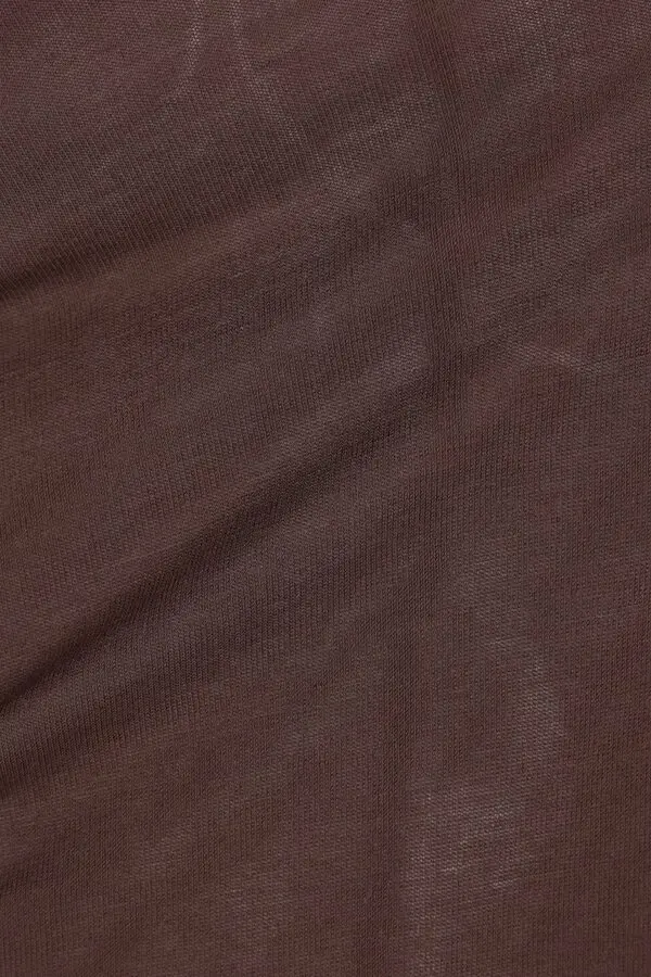 Rick Owens Athena Asymmetric Sleeveless Top - Brown