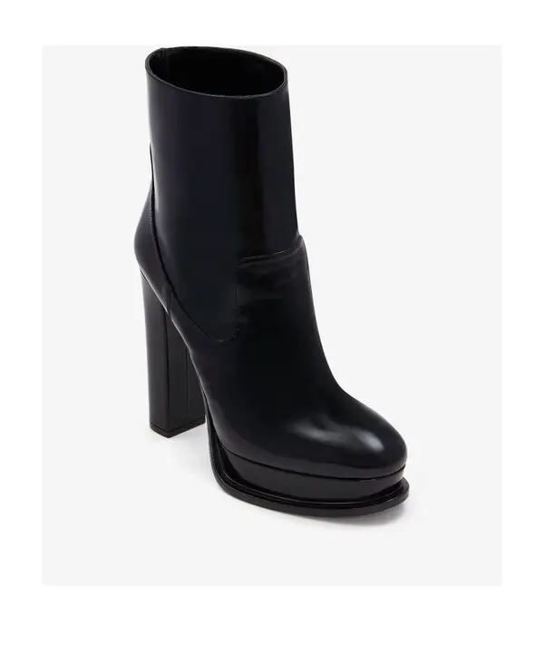 Alexander McQueen Platform Ankle Boots With High Heel