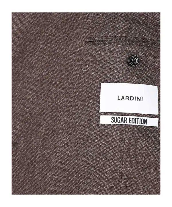 LARDINI Double-breasted Blazer - Black