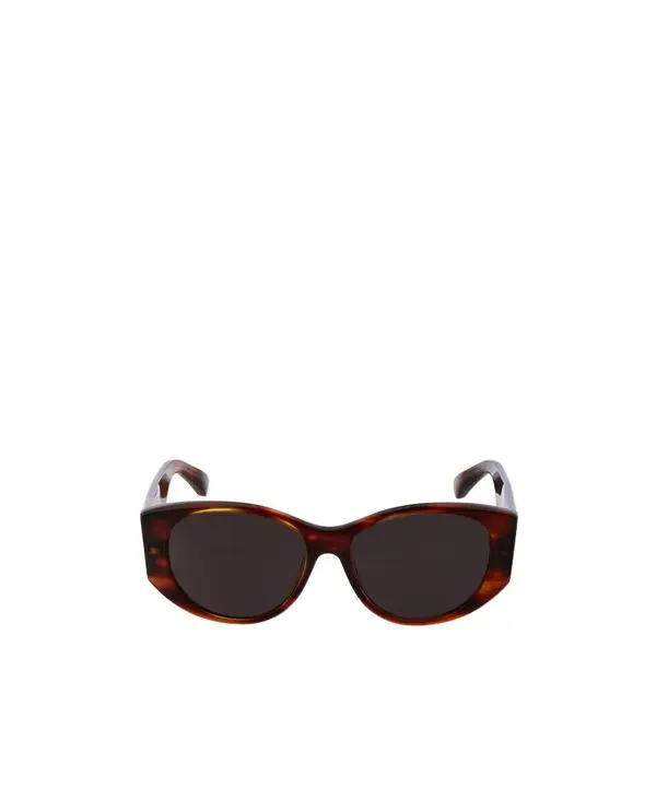 Balenciaga Nano Round Sunglasses - Brown Havana