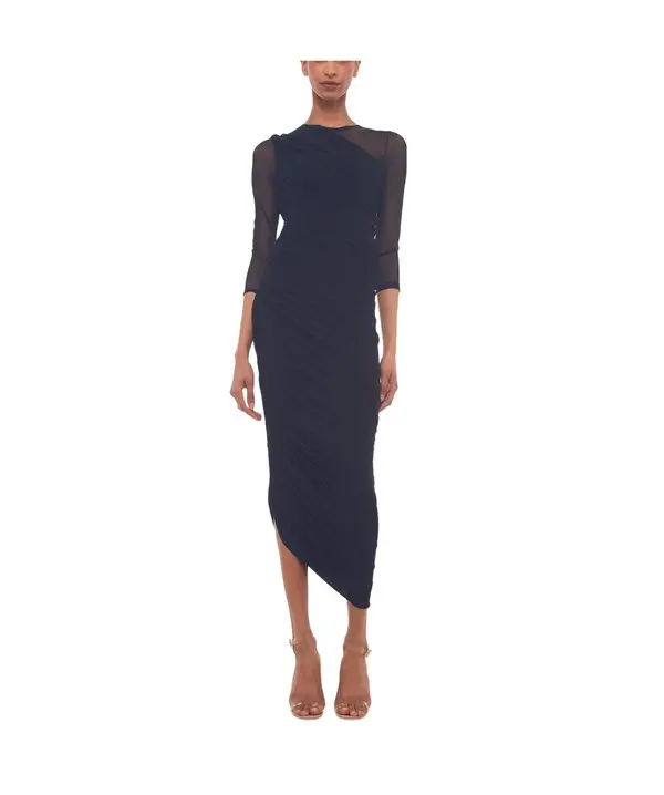 Norma Kamali One-shoulder Asymmetrical Hem Dress
