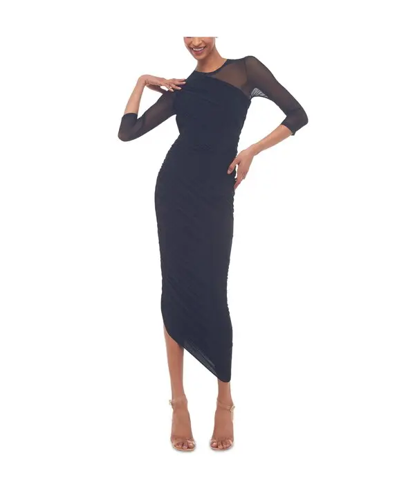 Norma Kamali One-shoulder Asymmetrical Hem Dress