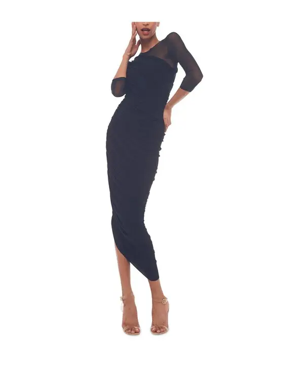 Norma Kamali One-shoulder Asymmetrical Hem Dress