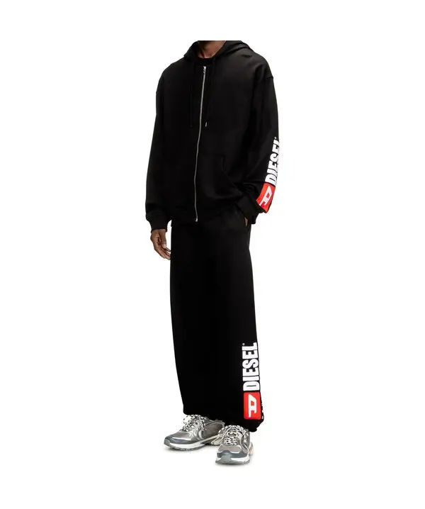 DIESEL® S-boxt-zip-hood-div Hoodie - Black